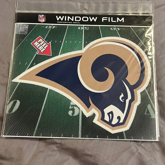 NFL | Wall Decor | Rams Window Film 2 Decal | Poshmark